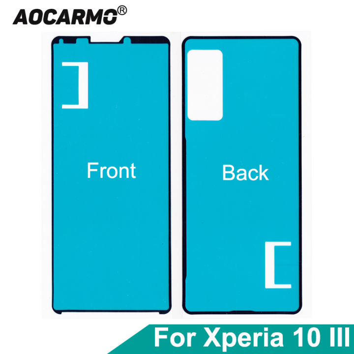 Aocarmo For SONY Xperia 10 III X10III Front LCD Display Screen Adhesive ...