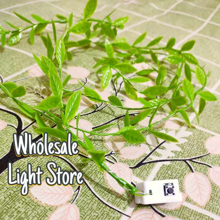 artificial leaf set 5 feet long with string light | Daraz.com.bd