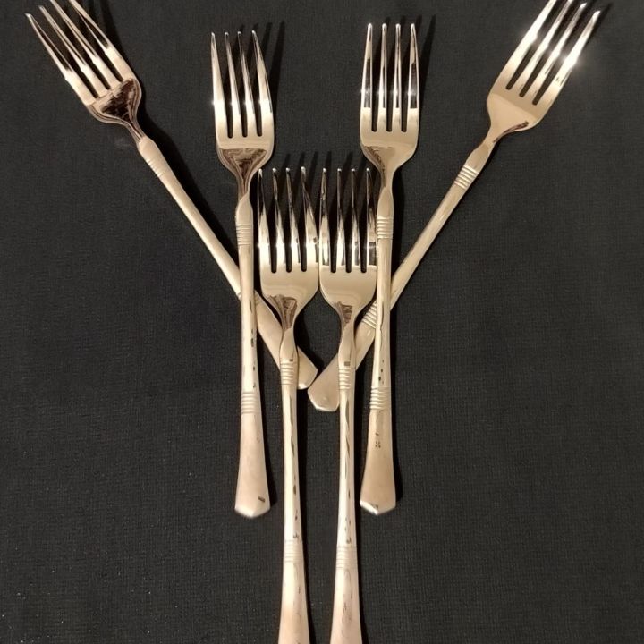 Ad Stainless Steel Tableware 6 Pcs Spoon Set - Elevate Your Table ...