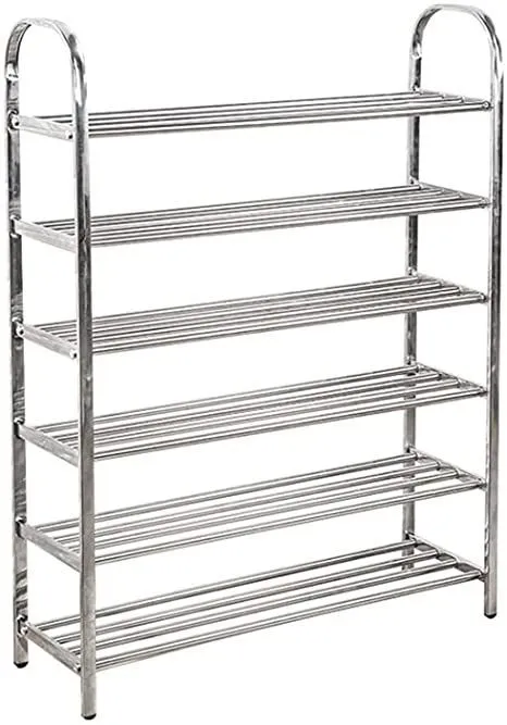 Shoe Racks 6-layer Stainless Steel Simple Storage Rack | Daraz.com.bd