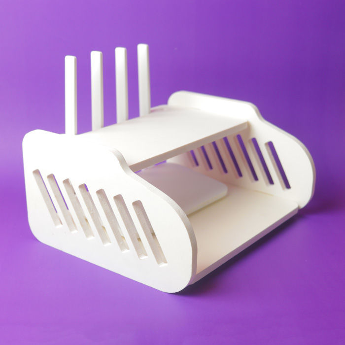 Router Stand Stylish Design – White Color | Daraz.com.bd