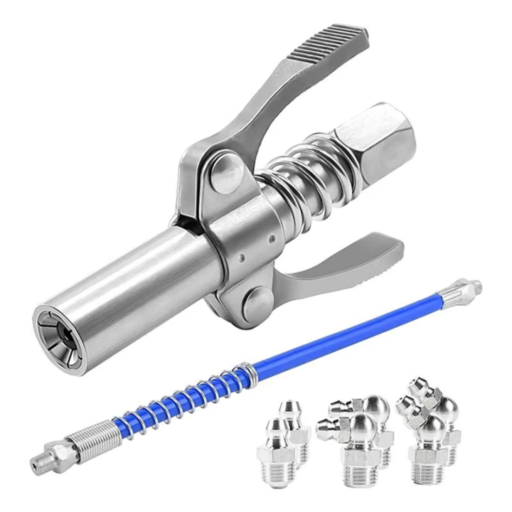 Grease Coupler Fitting Hose Coupler Double Handle Grease Tool | Daraz ...