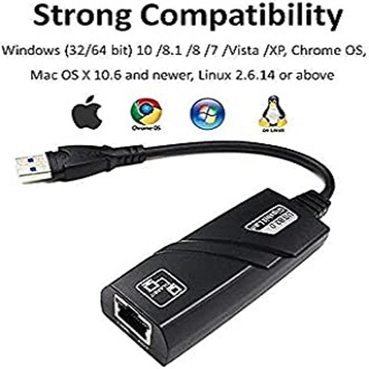 Usb Lan Card 10/100/1000Mbps Gigabit Usb 3.0 Ethernet Adapter | Daraz ...