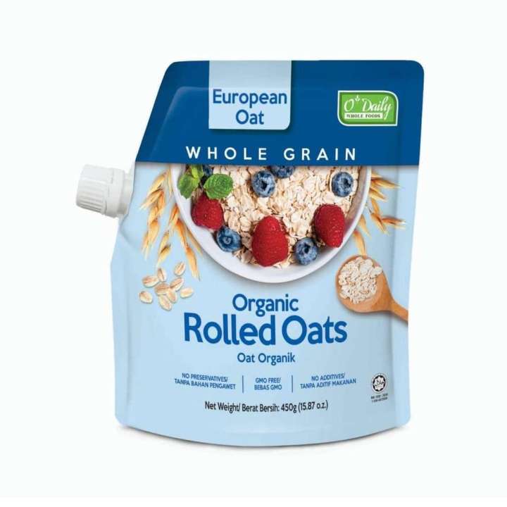 O Daily Organic Rolled Oat 450g | Daraz.com.bd