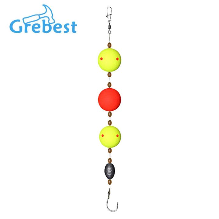 Grebest Grass Carp Fishing Rig Barbed Lure Fishing Grass Carp Rig ...