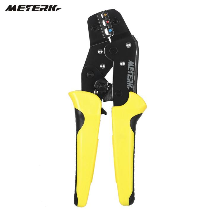 Meterk Professional Wire Crimper Engineering Ratchet Terminal Crimping ...