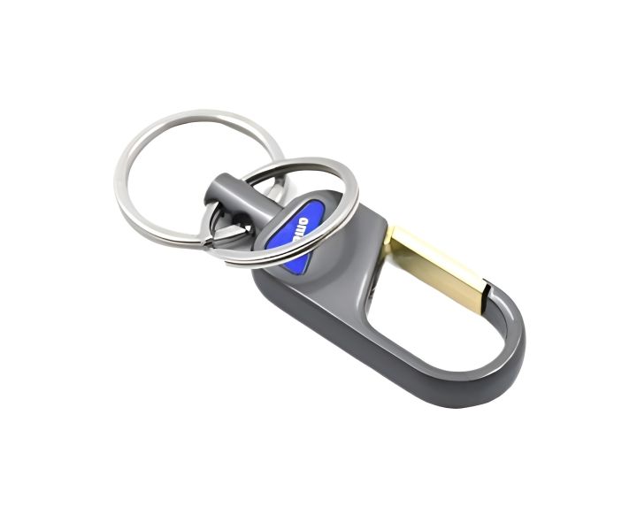 Omuda Antique Hook Locking Silver Metal Carabiner key ring for Bike,Car ...