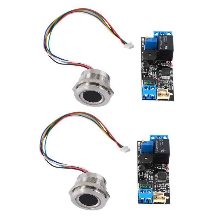 2X K202 DC12V Low Power Fingerprint Control Board + R503 Fingerprint ...