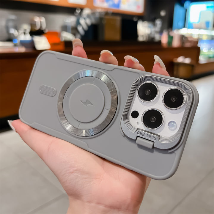 HODON Luxury Lightning Magnetic Phone Cases For iPhone 16 15 13 12 11 ...