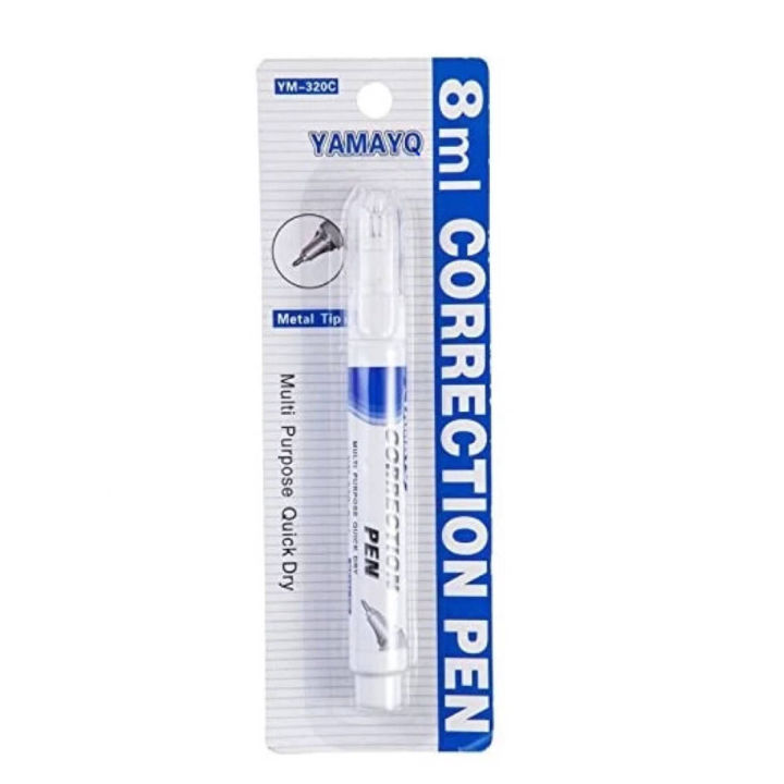 Correction Pen Fluid - 8ml - White Color | Daraz.com.bd