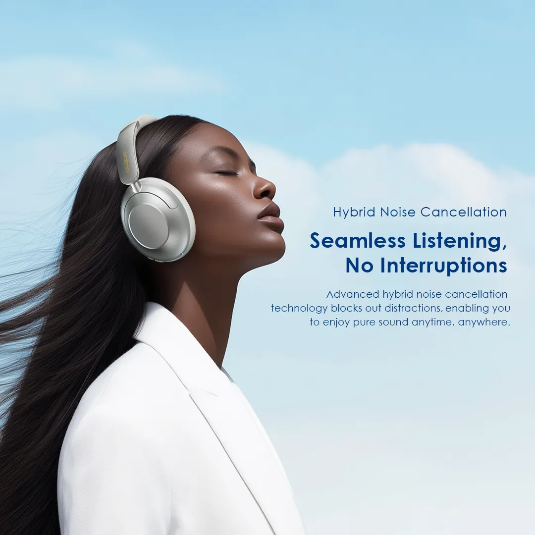 Buy Oraimo MV BoomPop Pro ANC Over-Ear Wireless Headphones (OHP-917) - Light Gold at Best Price ...