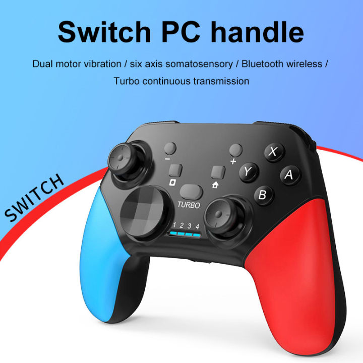 LED Wireless Controller For Switch Pro PS3/Android/PC Joystick Gamepad with Six-axis Gyroscope ...