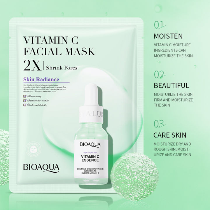 BIOAQUA Whitenig Collagen Sheet Facial Mask- 30g | Daraz.com.bd