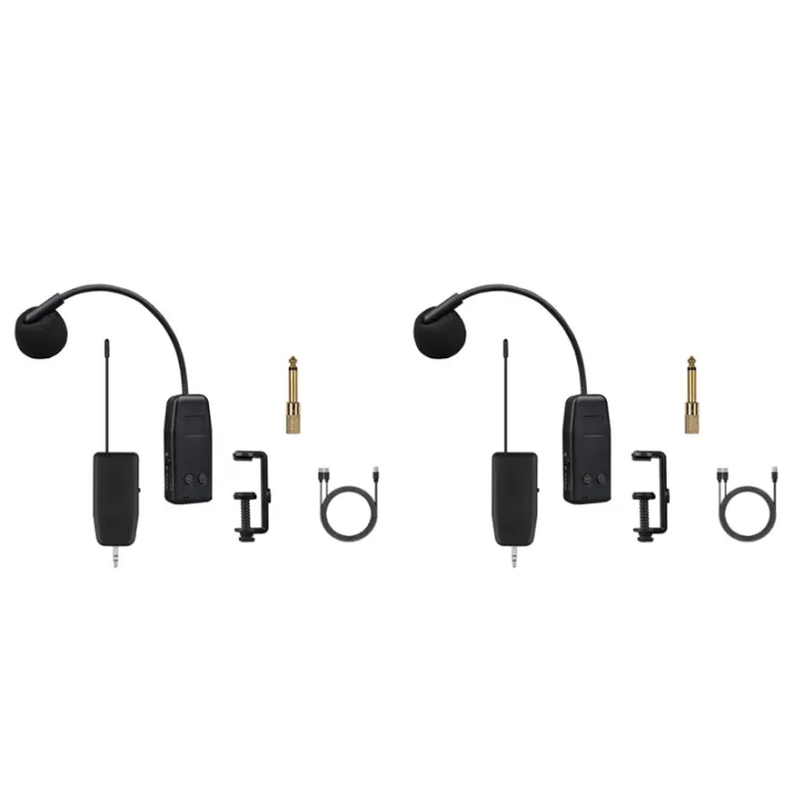 2X Violin Wireless Microphone Musical Instrument Microphone Stage ...