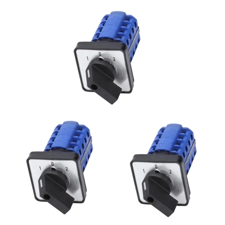 3X SZW26-20/D404.4 660V 20A 3 Position Panel Mounting Select Rotary Cam ...