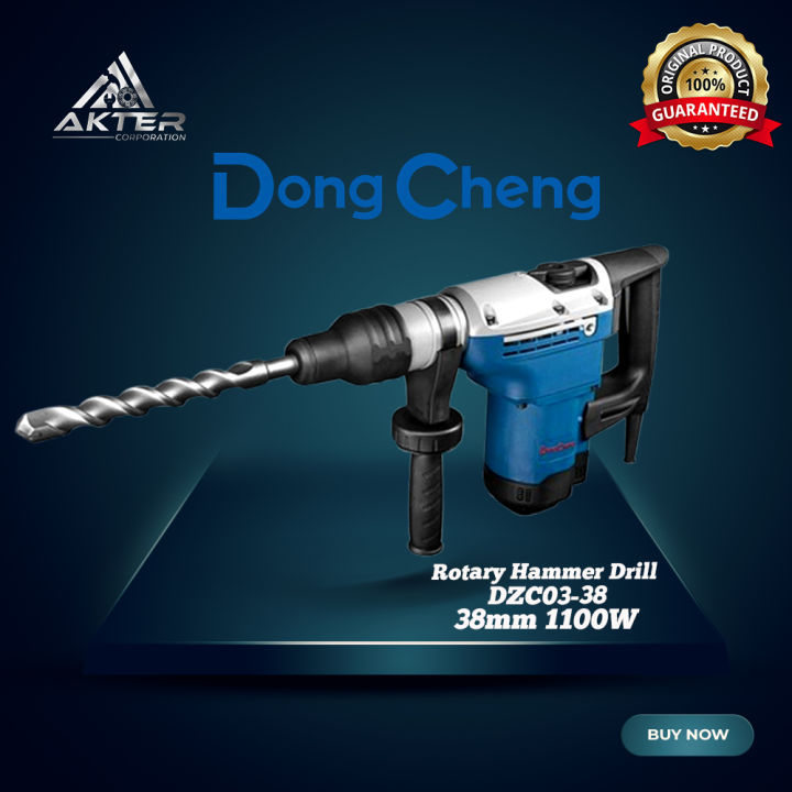 Dong Cheng Electric Rotary Hammer Drill Machine 38mm 1100W ( DZC03-38 ...