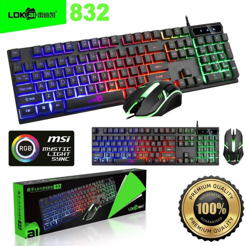 Rgb Lighting Gaming Keyboard And Mouse Combo with Very low Budget ...