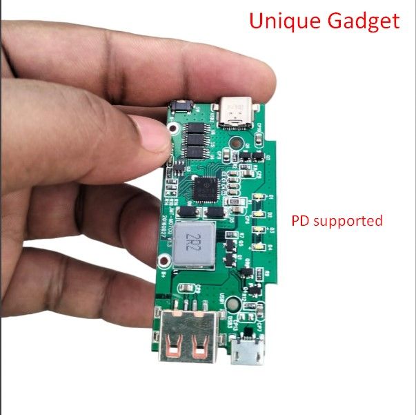 PD supported Fast Charging Power Bank Circuit 18W fast charging USB ...