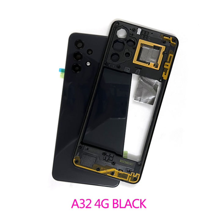 Samsung Galaxy A32 4G SM-A325 Middle Bezel Housing Frame and Back Panel Without Front LCD Frame ...