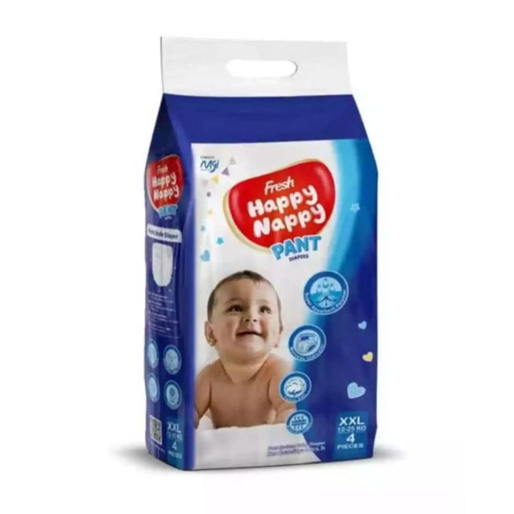 Fresh Happy Nappy XXL Size (4pcs) Baby Diaper | Daraz.com.bd