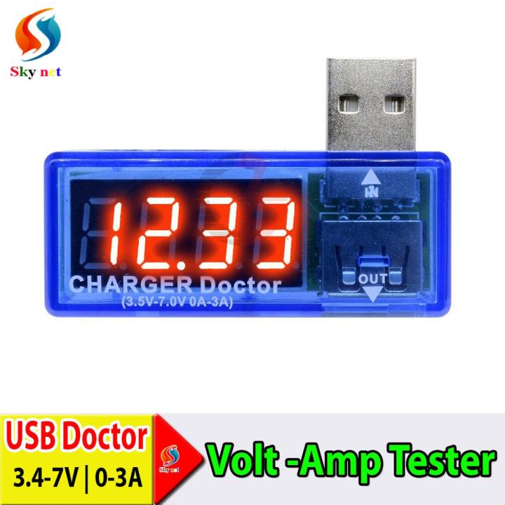 USB Power Current Voltage Meter Tester Portable Mini Current and ...