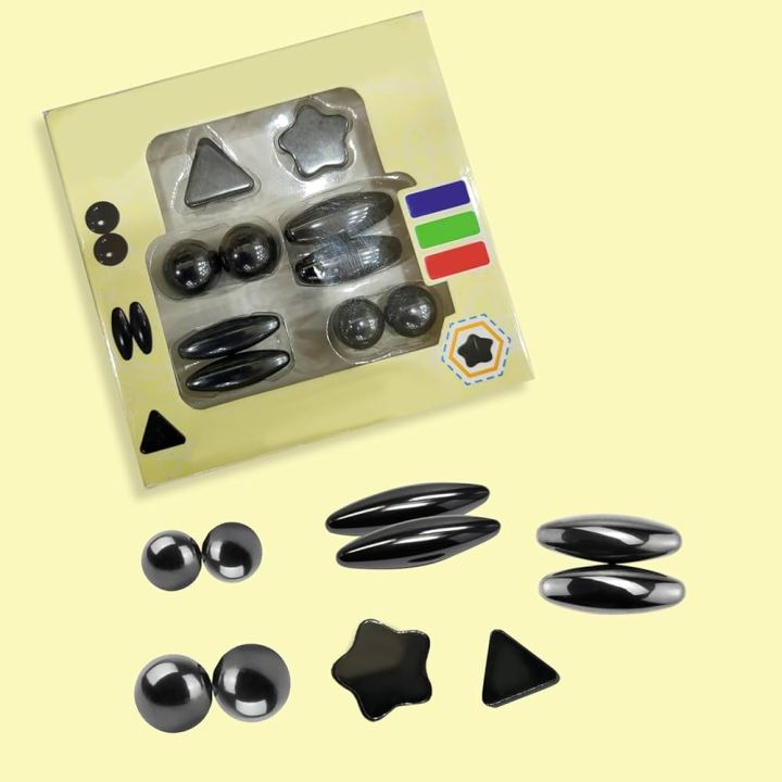 Magnetic Power Play Set 10 PCS In 4 Shapes | Daraz.com.bd
