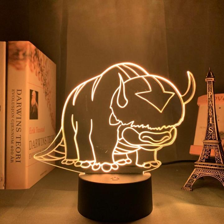 Acrylic Led Night Light Avatar The Last Airbender for Kids Child ...