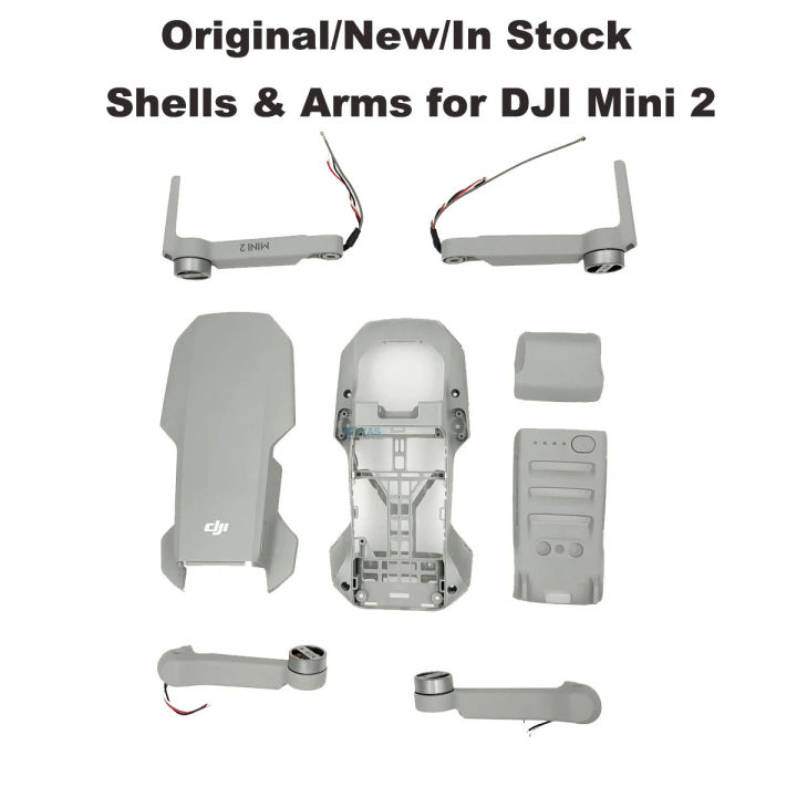 Original Body Shell Motor Arm for DJI Mini 2 Upper Cover MIddle Frame ...