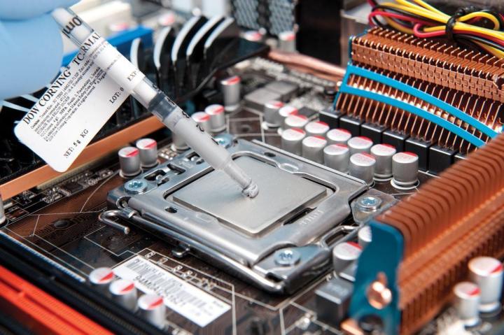 Thermal Grease Paste Compound Silicon Scraper CPU HeatSink Processor ...