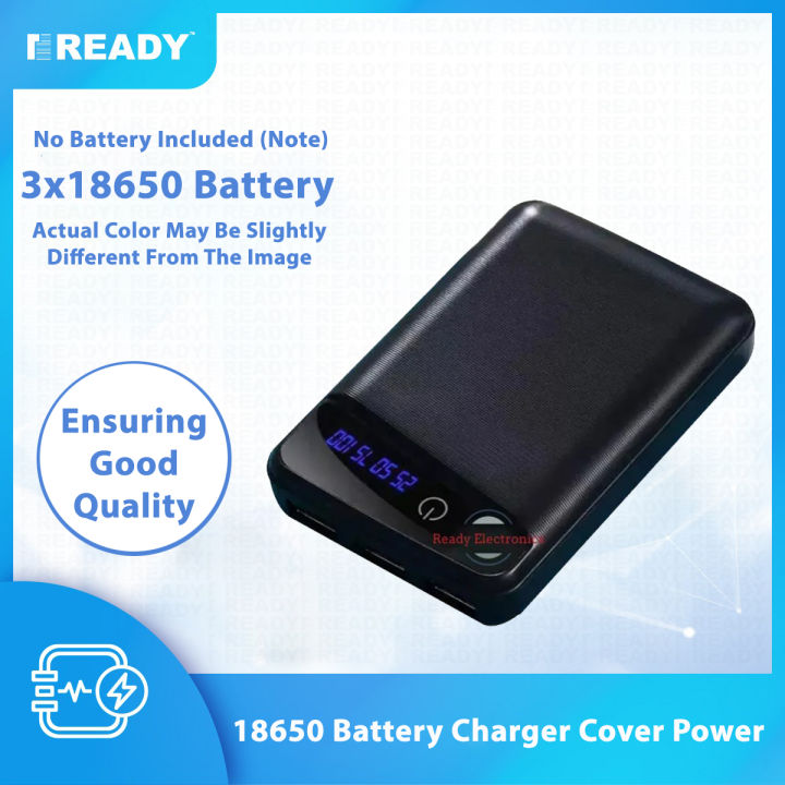 18650 Battery Charger Cover Power Bank - Easy to Use - Loadable ...