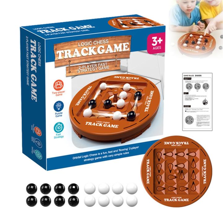 Chess Game Fun Table Top Orbital Logic Chess Board Game Track Logic ...