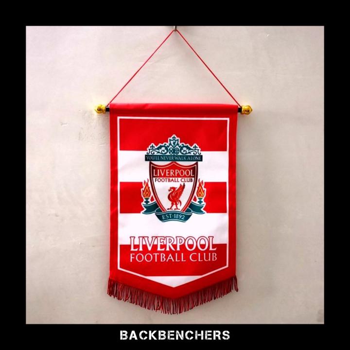 Liverpool FC-Football Club Pentagram Exchange Flag Wall Decoration ...