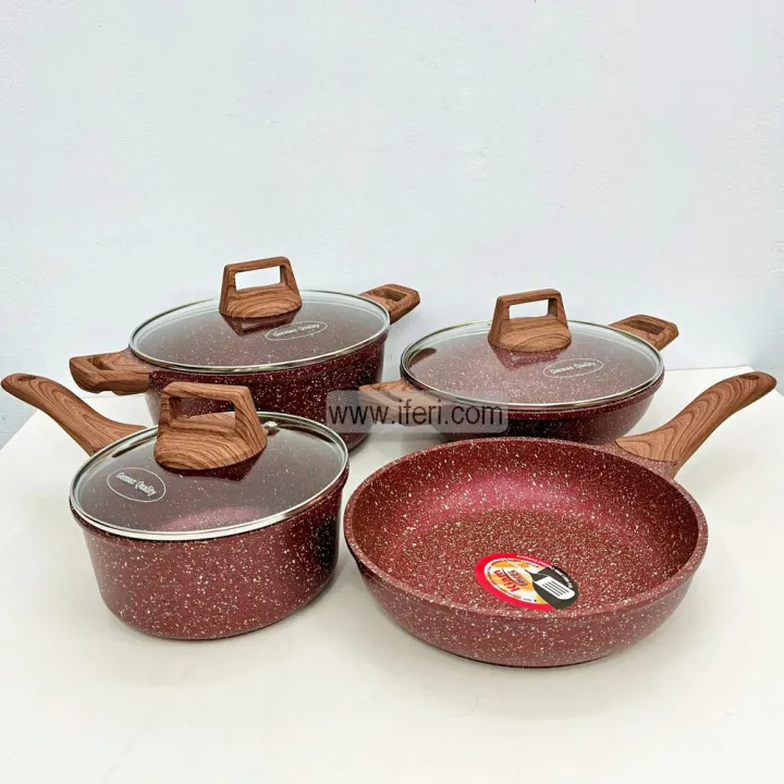 Kiam 7 PCS Non-Stick Cookware set - Nonstick frypan | Daraz.com.bd