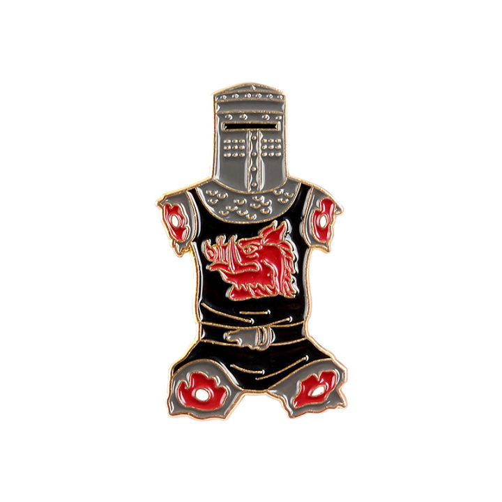 Cut off limbs Bloody Pins Classic Warrior Knight Lapel Enamel Pins ...