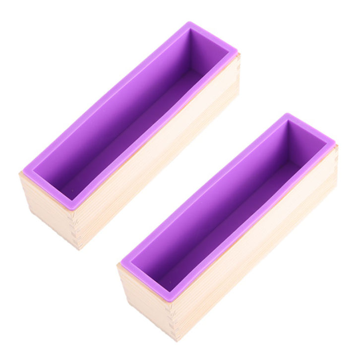 2-Piece Silicone Soap Mold Kit Rectangular Soap Silicone Mold with ...