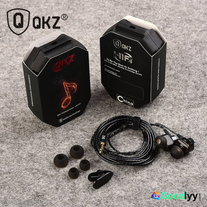 QKZ DM9 Zinc Alloy HiFi Metal In Ear Earphones | Daraz.com.bd
