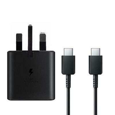 Samsung 45W USB-C Super Fast Charging 2.0 pin Travel Adapter with USB Type-C to Type-C Cable ...