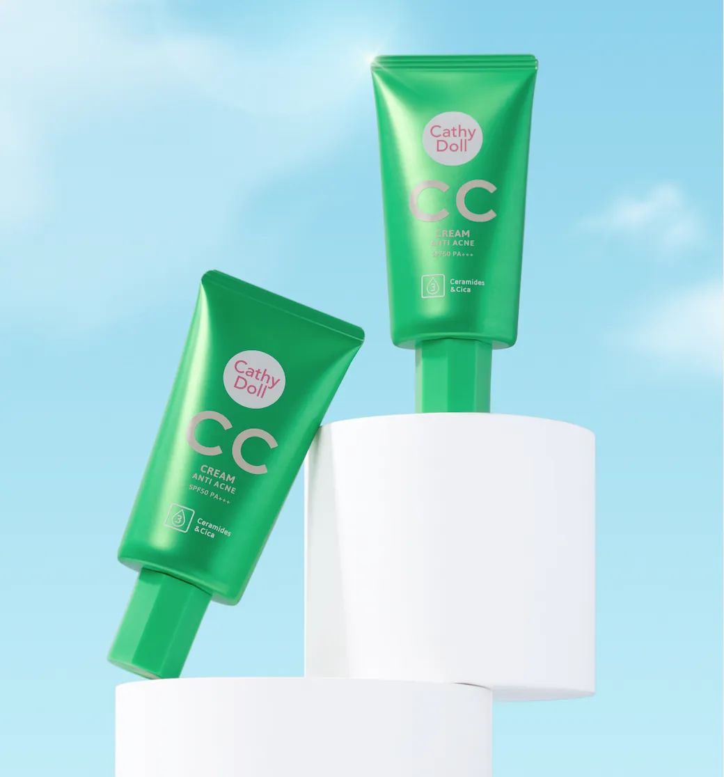 CC Cream Anti Acne SPF50 PA+++ 50ml Cathy Doll | Daraz.com.bd