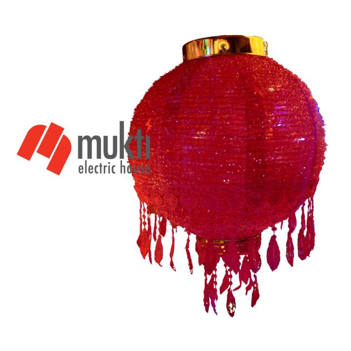 Chinese Fabric Lantern 10” with Hanging Frame without holder Wedding ...