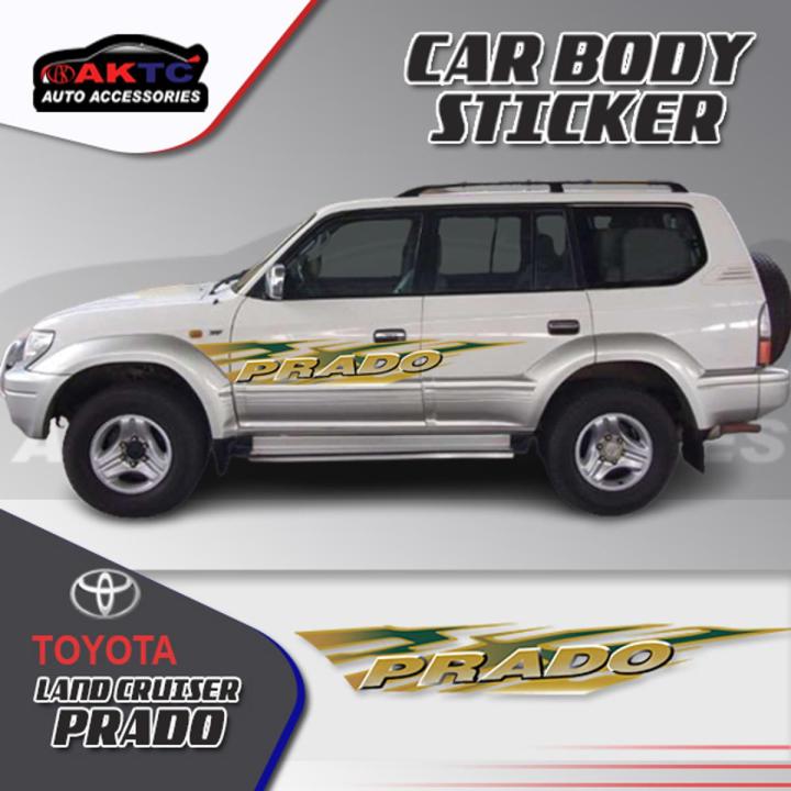 TOYOTA PRADO 02 body sticker car vinyl sticker car graphics decals car ...