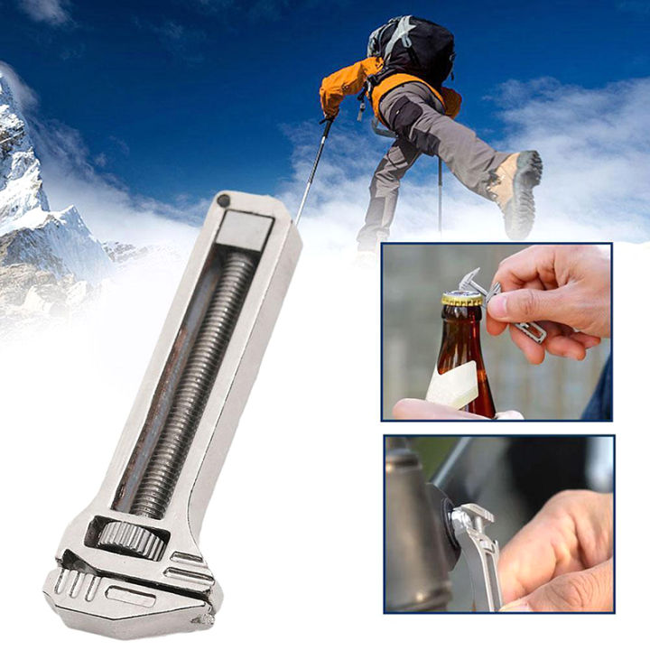 Portable Titanium Multitool Combines Bottle Opener Tungsten Attack Head ...
