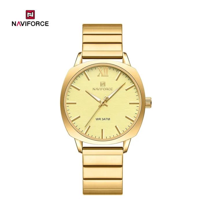 NAVIFORCE NF5044 Simple Square Women’s Watch Waterproof Luminous Casual ...
