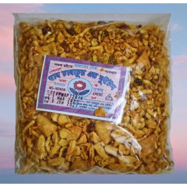 Khan Chanachur & Sweets Fresh And Tasty Mota Chanachur -400gm | Daraz ...