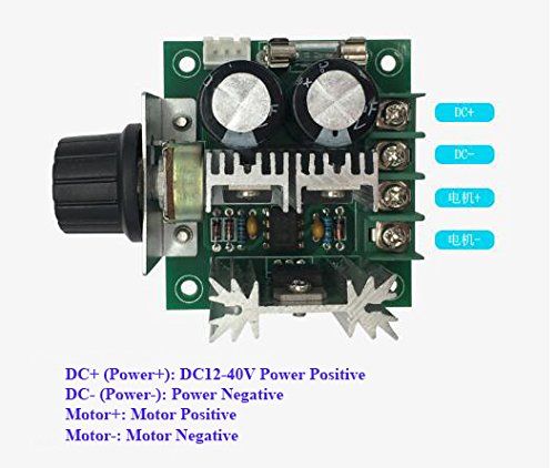 PWM DC Motor Speed Regulator PLC 6V12V36V60V90V15A CCMHCN DC Motor ...