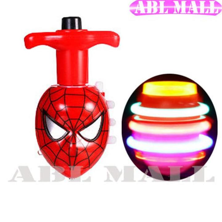 LED Light Up Flashing Spinning Tops Flashing Music Gyro Spinning Top ...