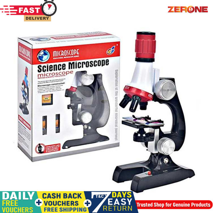 1200X Biological Microscope – Kids Educational Toy, Science Lab Kit ...
