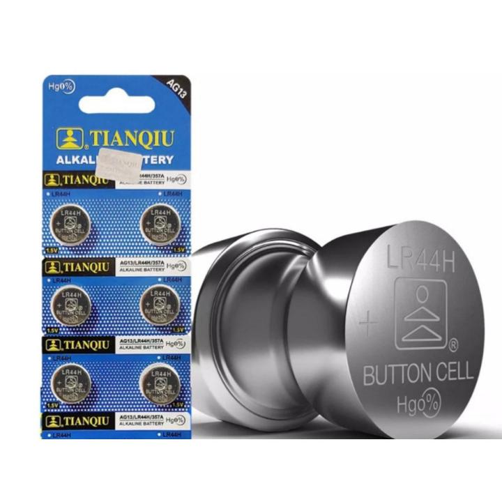 AG13/Lr44 Alkaline Button Cell Dry Battery (6PCS) | Daraz.com.bd