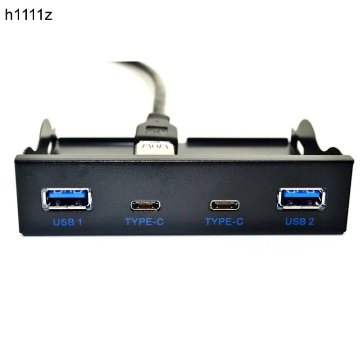 USB Hub USB C Hub 3.5 Inch Floppy Drive Front Panel 2 Port USB 3.0 + 2 ...