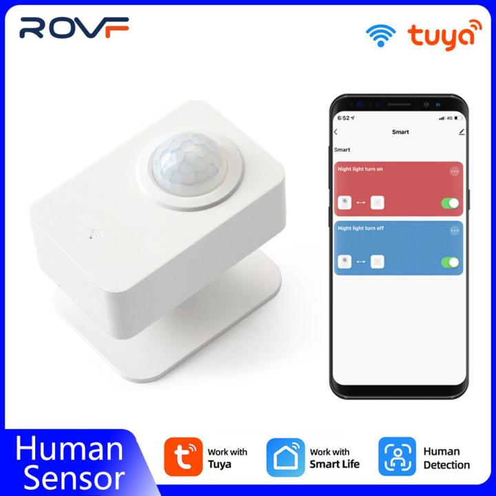 ROVF - Tuya WiFi PIR Motion Sensor - Wireless Human Body Movement ...