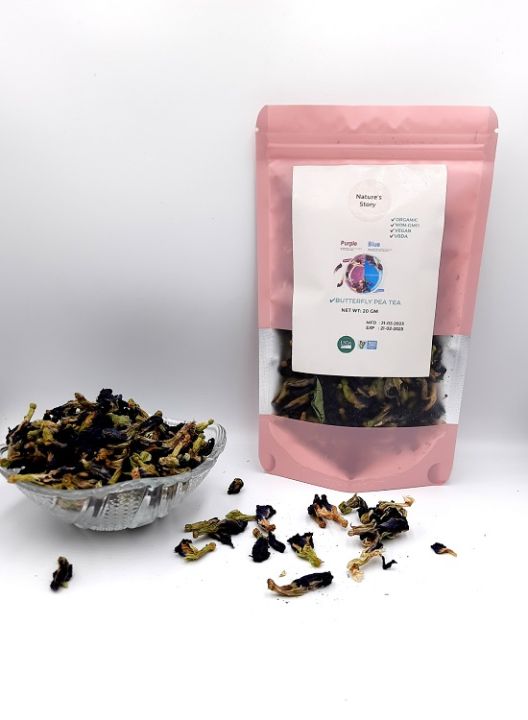 Blue Butterfly Pea Flowers Tea, (Clitoria Ternatea) Edible Flowers ...